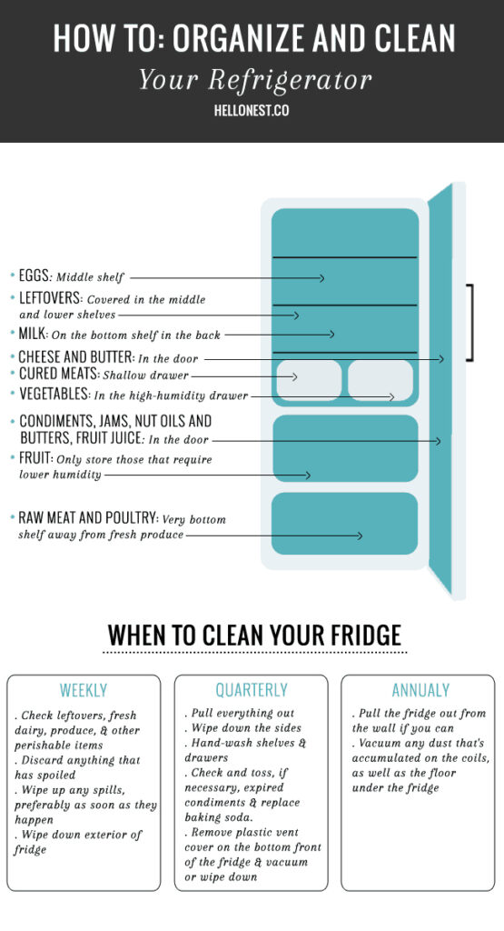 Guide to Refrigerator Storage | Hello Nest
