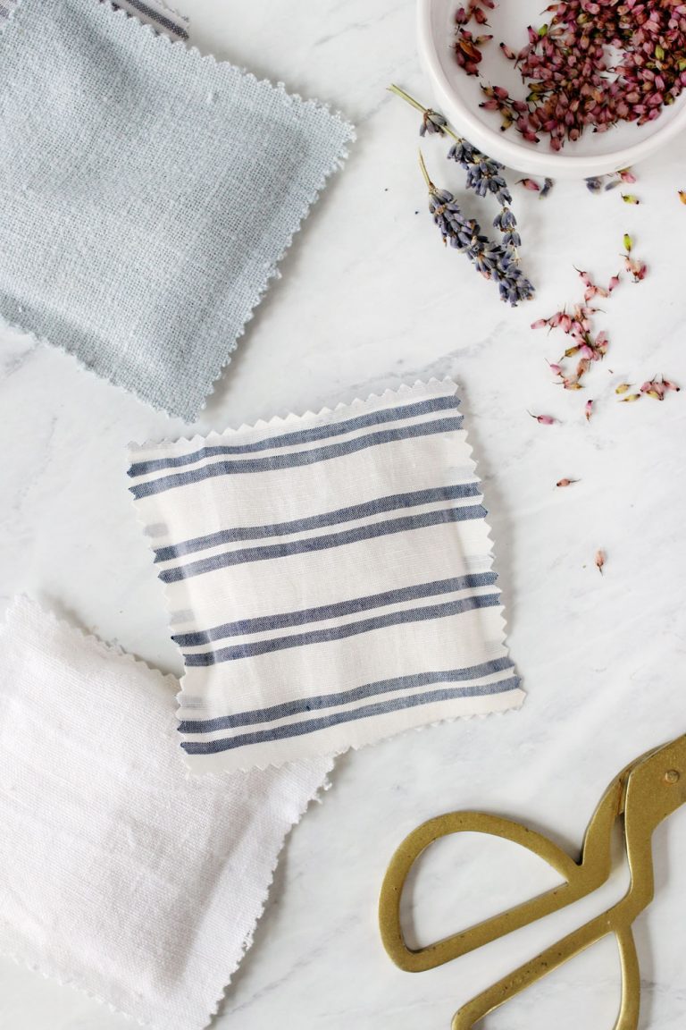 No-Sew DIY Herbal Sachets for Drawers + Laundry | Hello Nest