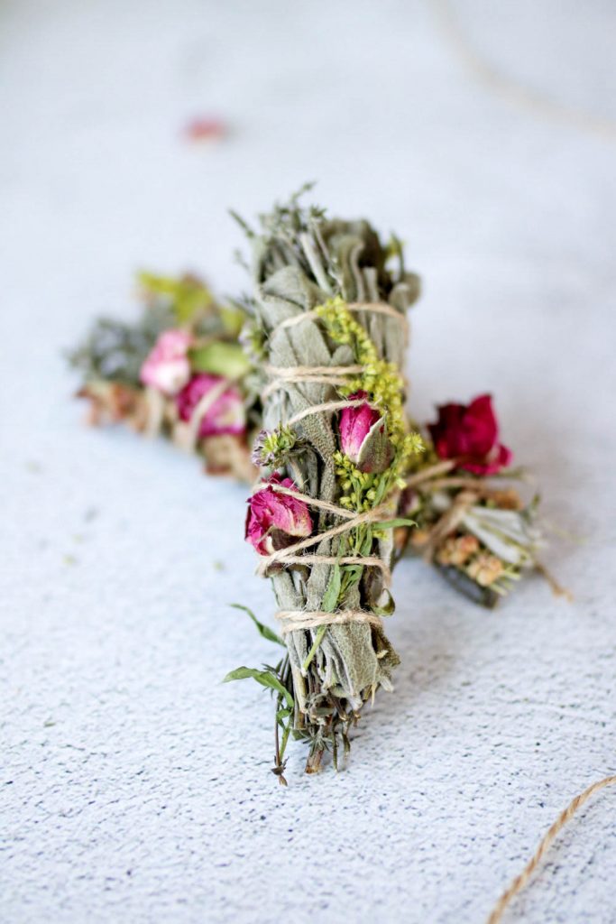 Make Your Own DIY Smudge Sticks with Leftover Herbs
