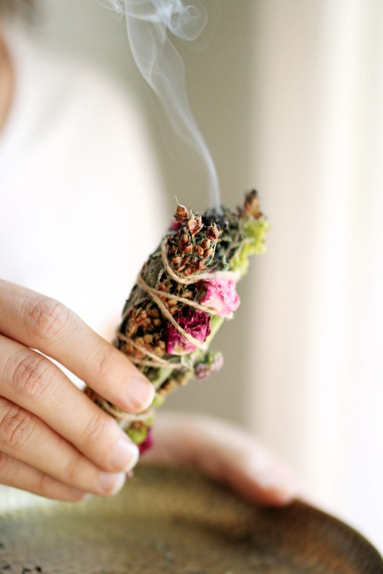 Make Your Own DIY Smudge Sticks with Leftover Herbs