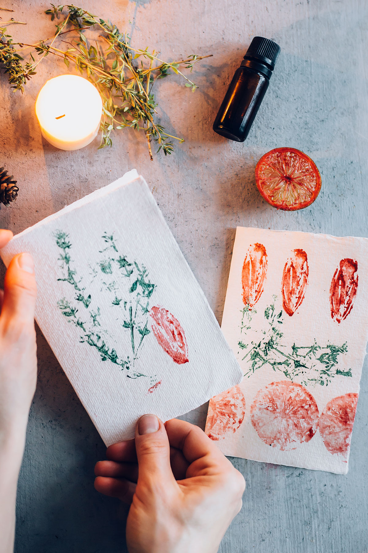 How To Make Your Own Aromatherapy Holiday Cards | Hello Nest