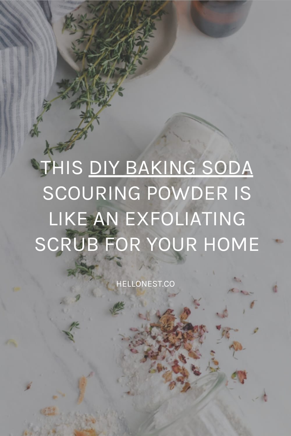 DIY Baking Soda Scouring Powder