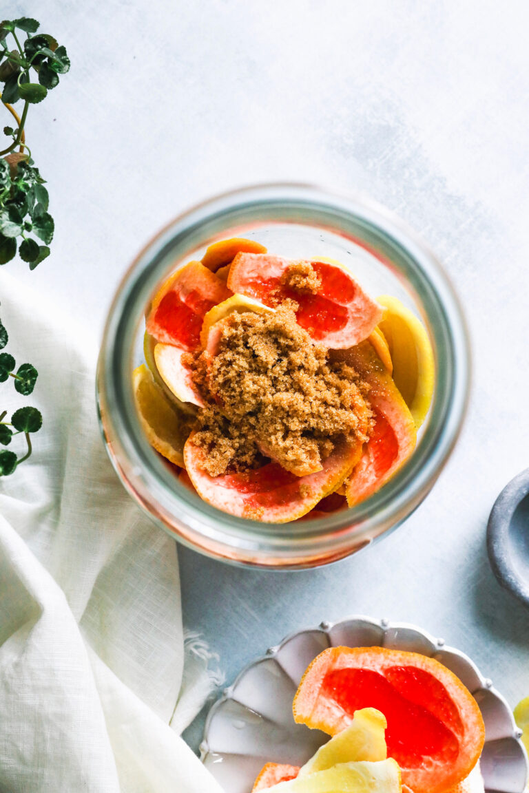 You Can Make this DIY Enzyme Cleaner from Kitchen Scraps | Hello Nest