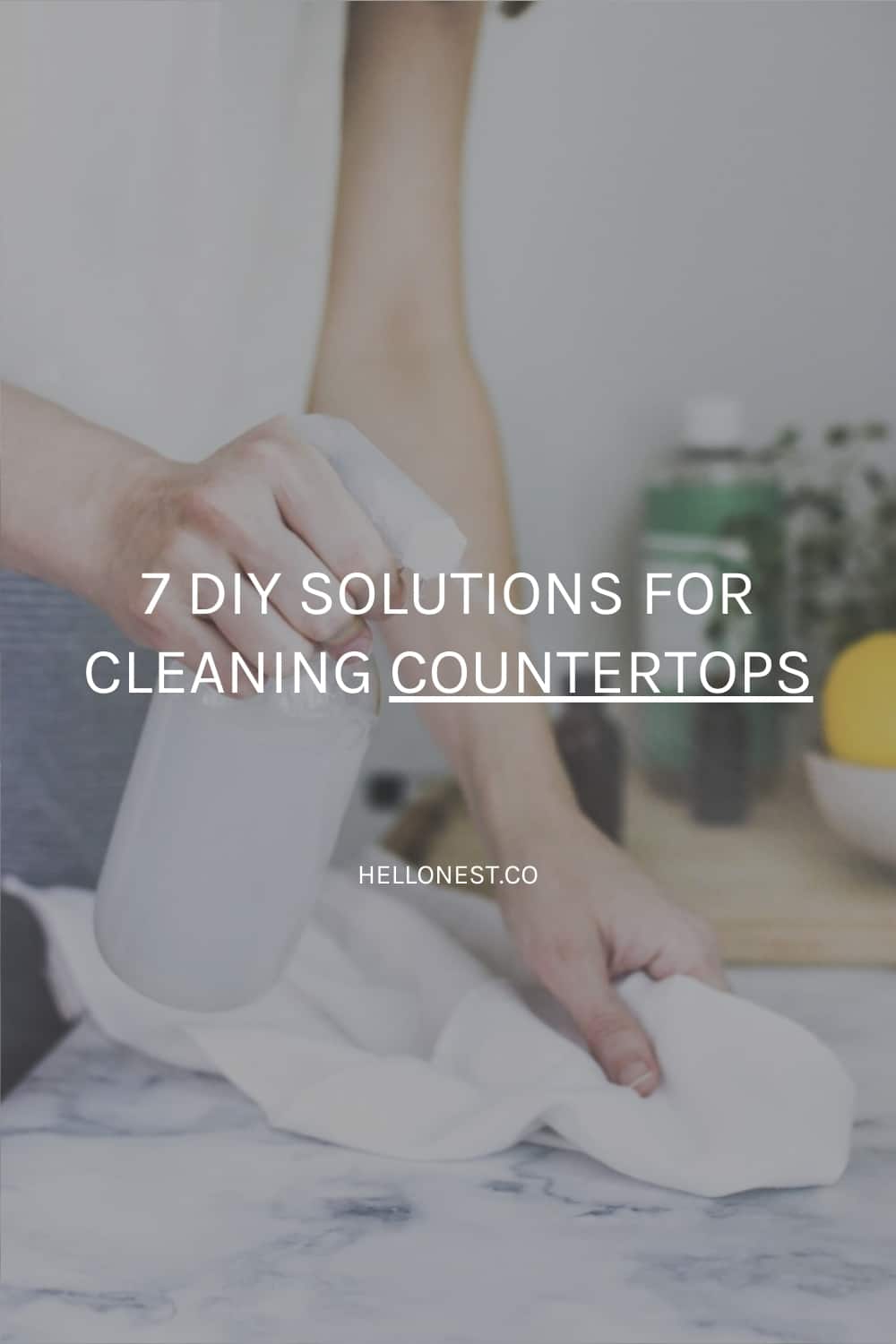 7 DIY Solutions for Cleaning Countertops | Hello Nest