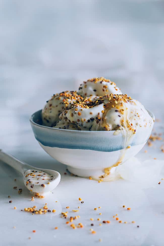 Protein-Packed Frozen Yogurt with Bee Pollen | Hello Nest