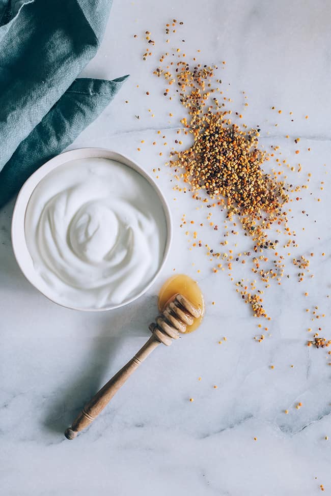 Protein-Packed Frozen Yogurt with Bee Pollen | Hello Nest