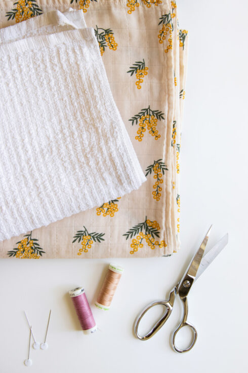 How To Make Your Own Reusable Paper Towels | Hello Nest