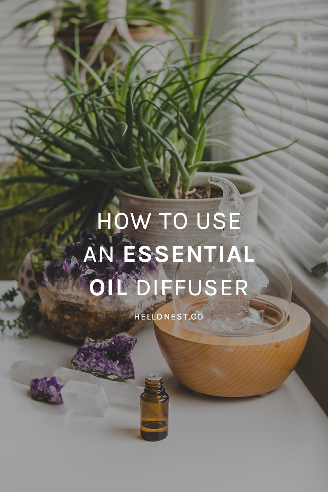How to Use an Essential Oil Diffuser | Hello Nest