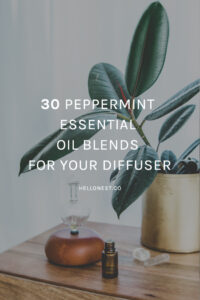 Refresh You Home + Mood with 30 Peppermint Diffuser Blends | Hello Nest